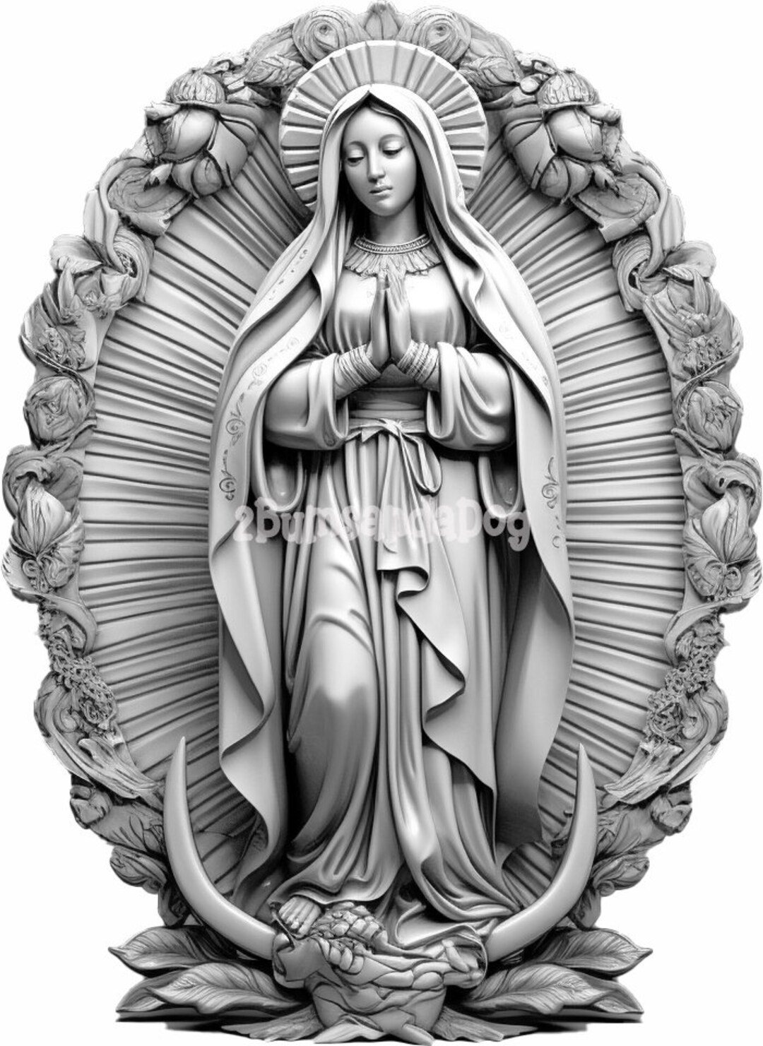 3d Illusion Our Lady for Laser Please Read Description Laser Ready - Etsy