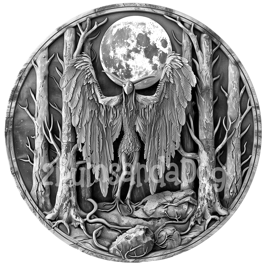 3d Illusion Cryptid Mothman Cryptozoology for Laser Please Read ...