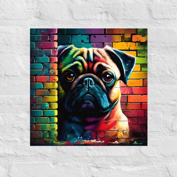 Sad Pug - Etsy