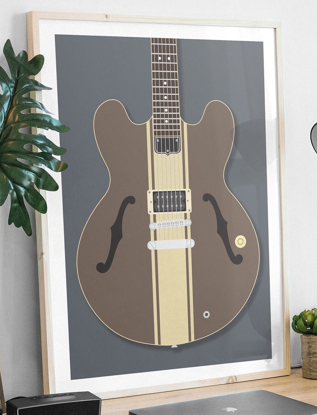 Tom Delonge Blink 182 Signature Gibson ES-333 Print - Etsy