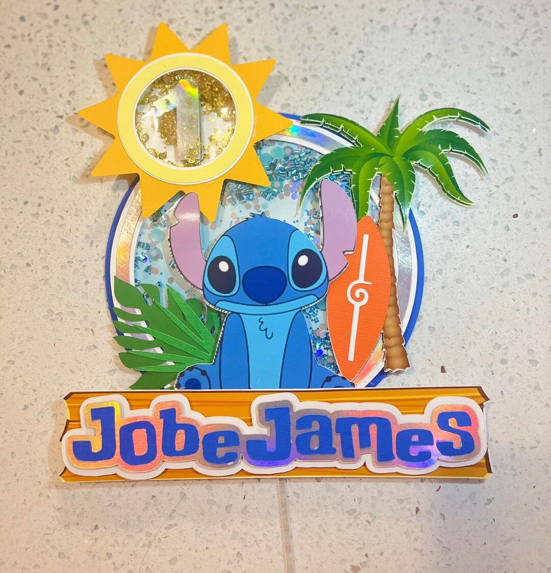 Stitch Cake Topper - Etsy