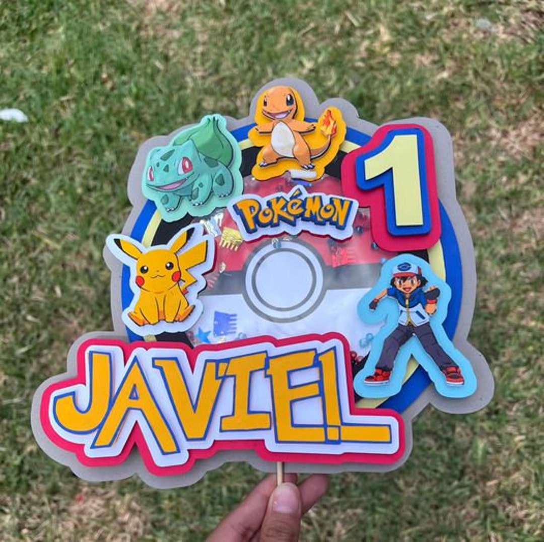Pokemon 3D Cake Topper - Etsy