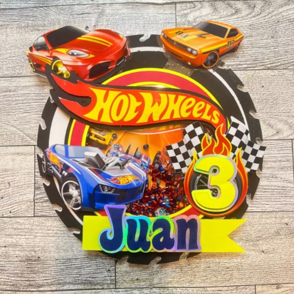 Hot Wheels Cake Topper - Etsy