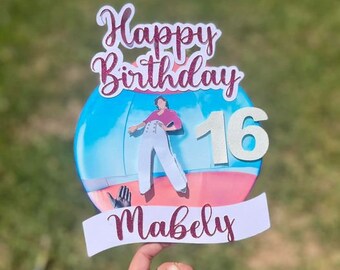 Harry Styles Cake Topper - Etsy