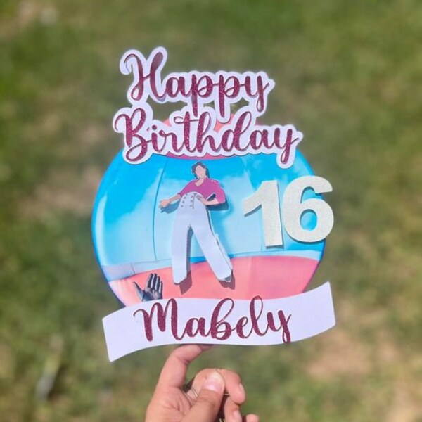 Harry Styles Cake Topper - Etsy