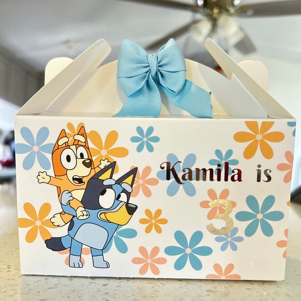 Bluey Party Favor. Boxes - Etsy UK