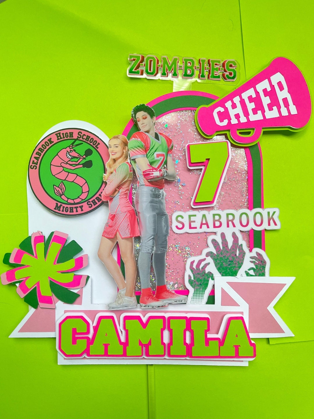 Inspired Disney Zombies Cake Topper - Etsy