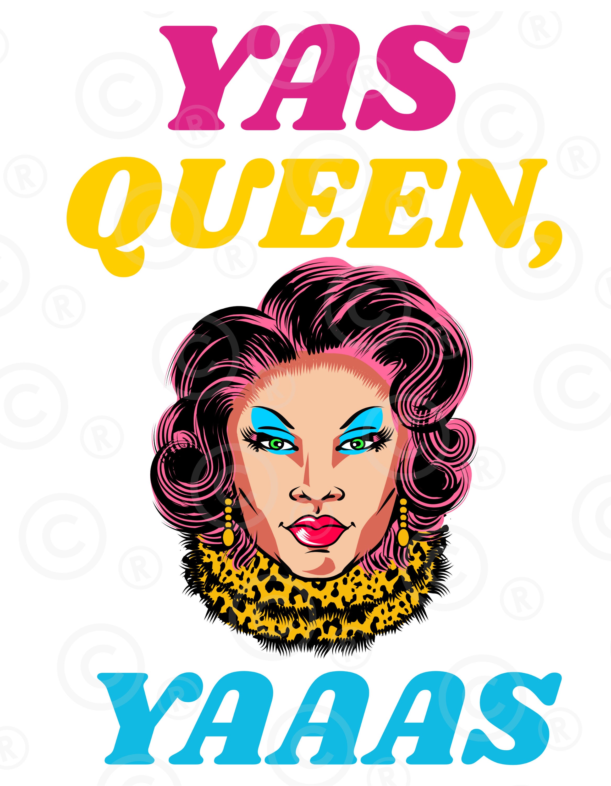 Yas Queen, YAASS. Digital Image PNG - Etsy
