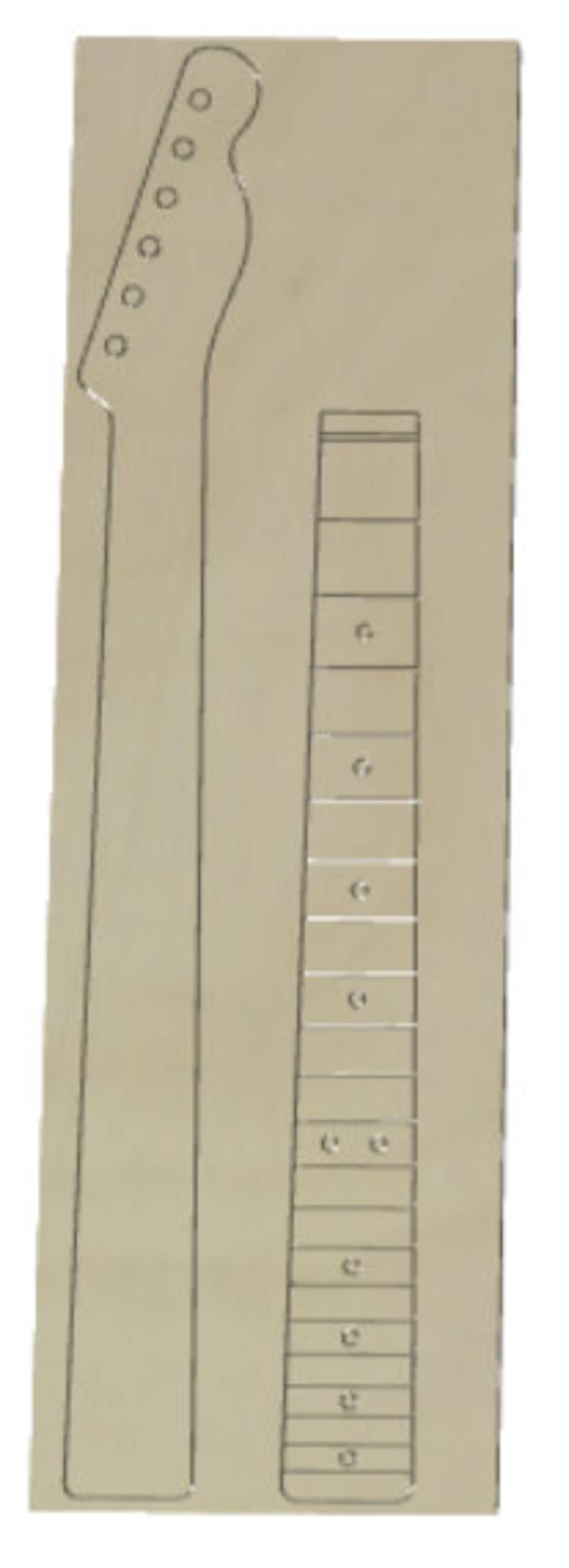 T-style Neck and Fretboard SVG/DXF File for Cnc, X-carve, Onefinity ...