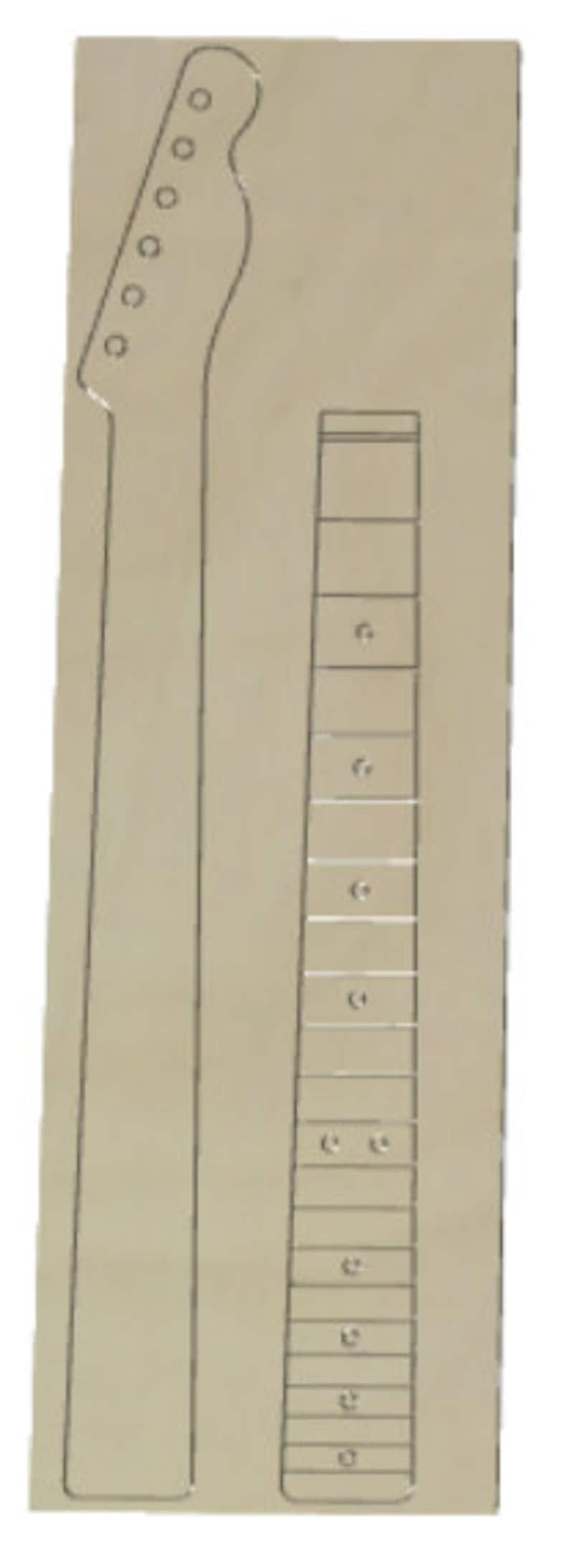 T-style Neck and Fretboard SVG/DXF File for Cnc, X-carve, Onefinity ...
