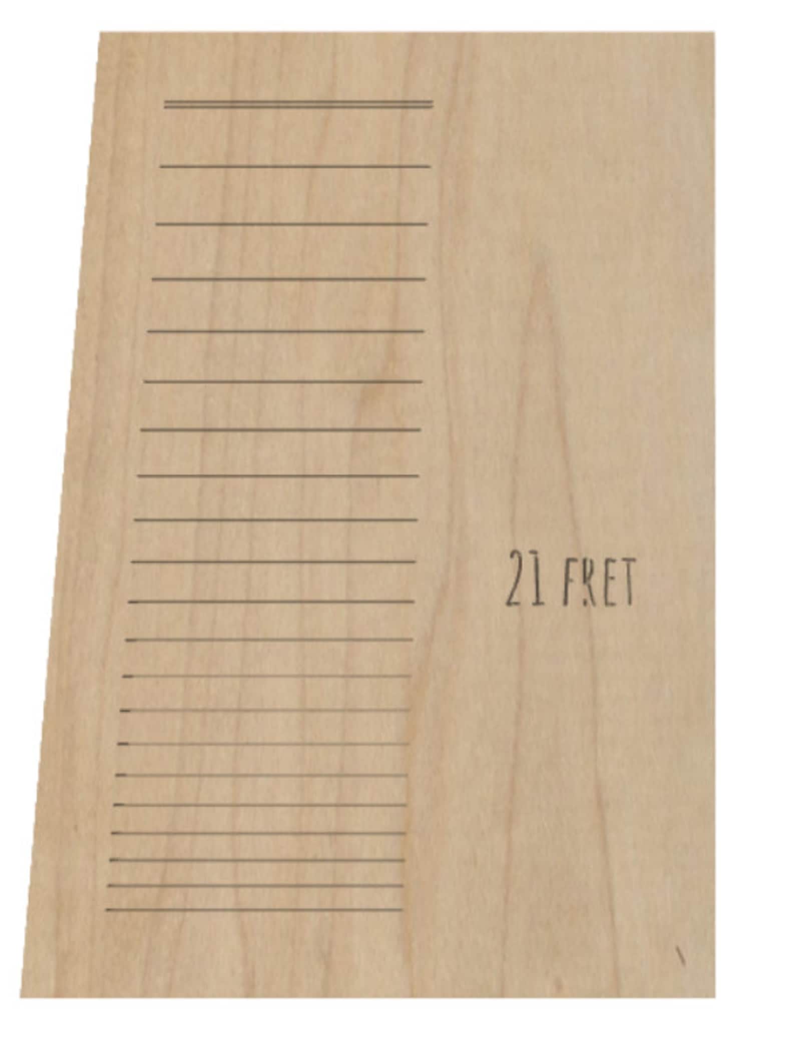 Fret Slot SVG/DXF Template for CNC 25.5 Inch Scale 21 Frets - Etsy