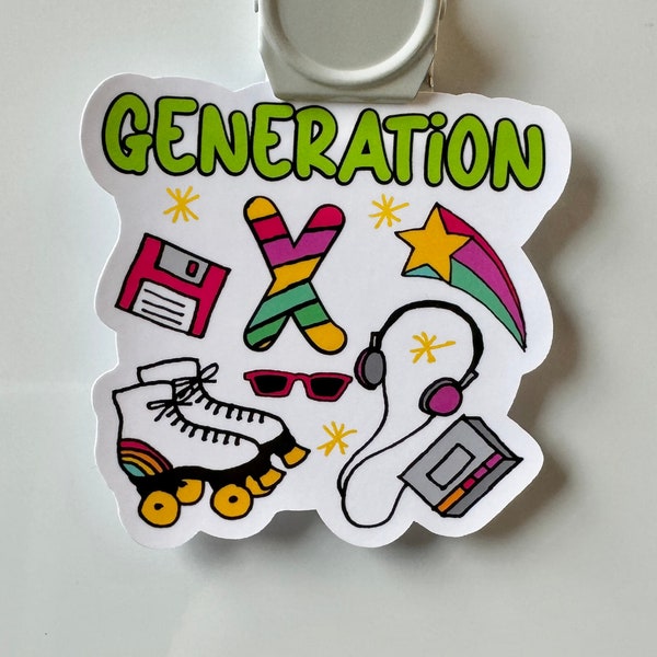 Generation X Sticker - Etsy