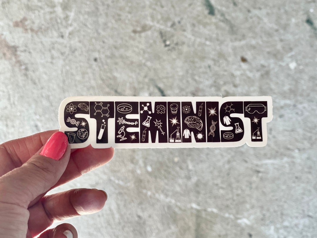 Steminist Stem Sticker Laptop Sticker Feminist Stickers for - Etsy