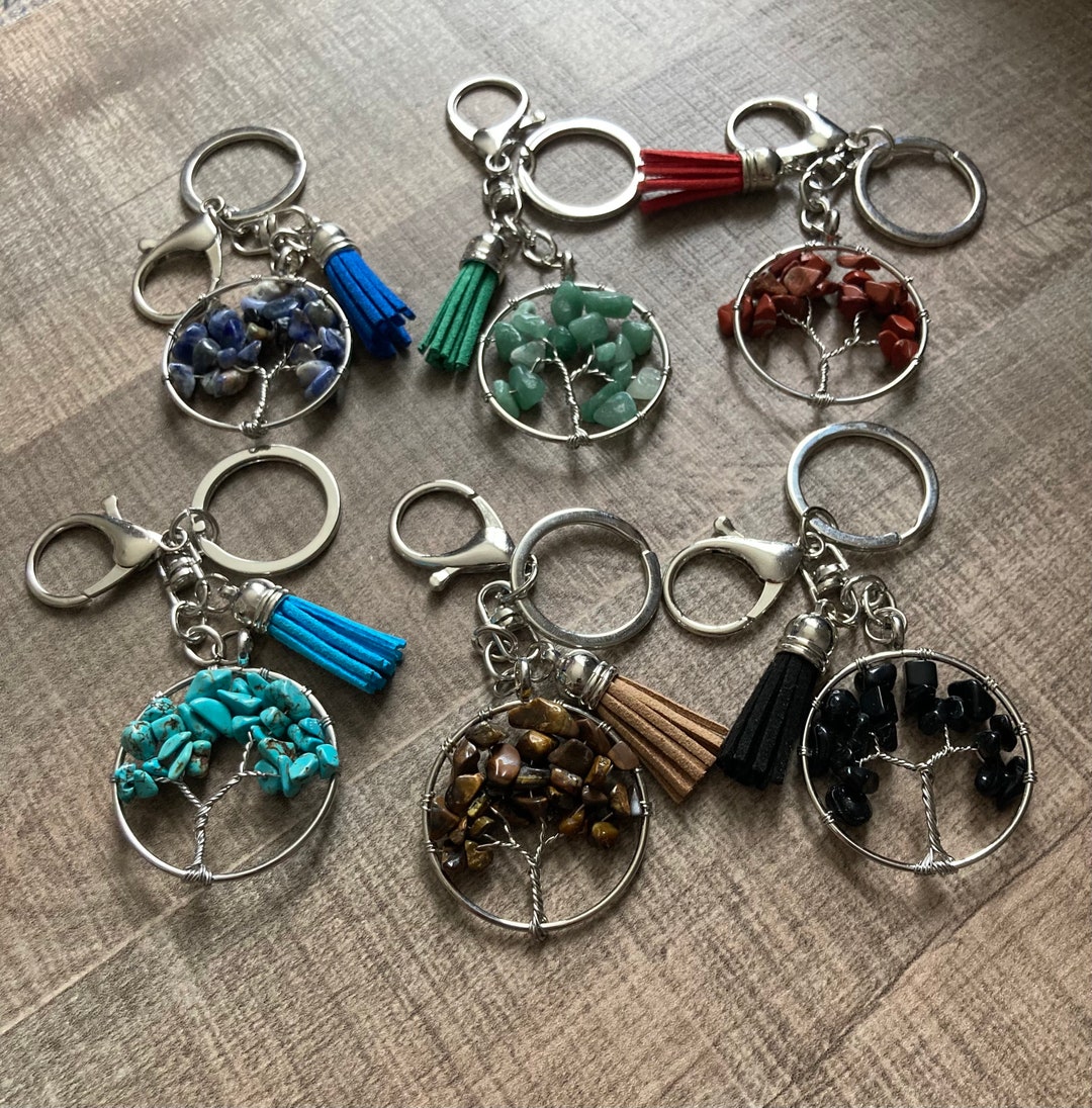Tree of Life Keyring - Etsy