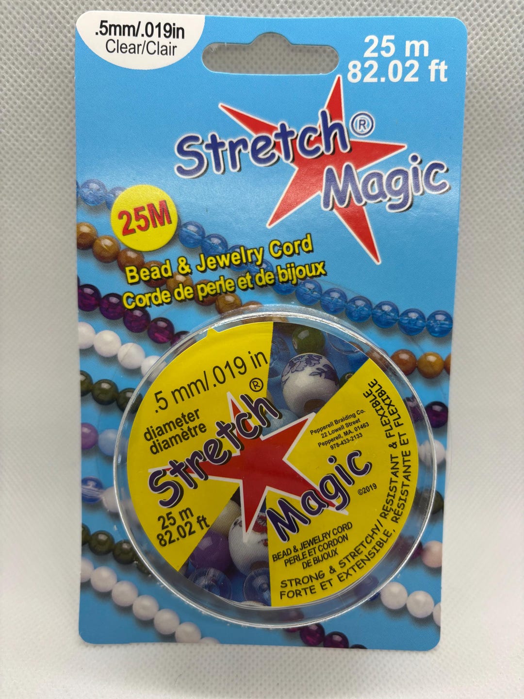 Stretch Magic Cord [0.5mm / 25 Meter ]- Clear - Etsy