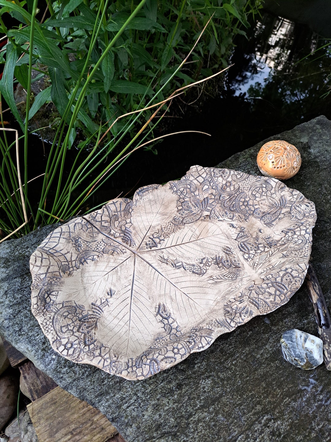Birdbath Insect Drinker Bowl Birdbath Fengshui Nature Spirits Healing ...