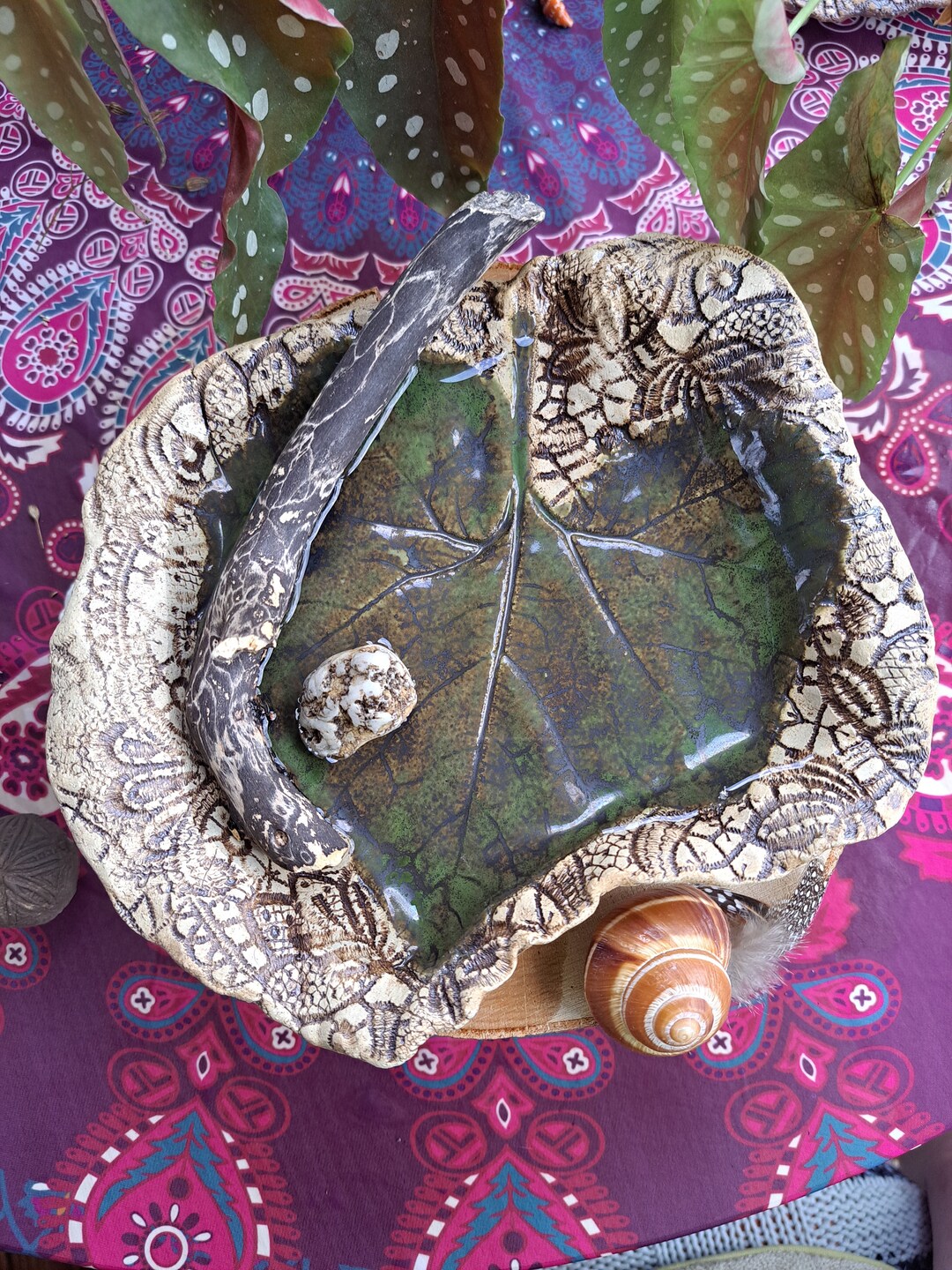 Insect Potions Bowl Bird Drinking Water Fengshui Nature - Etsy