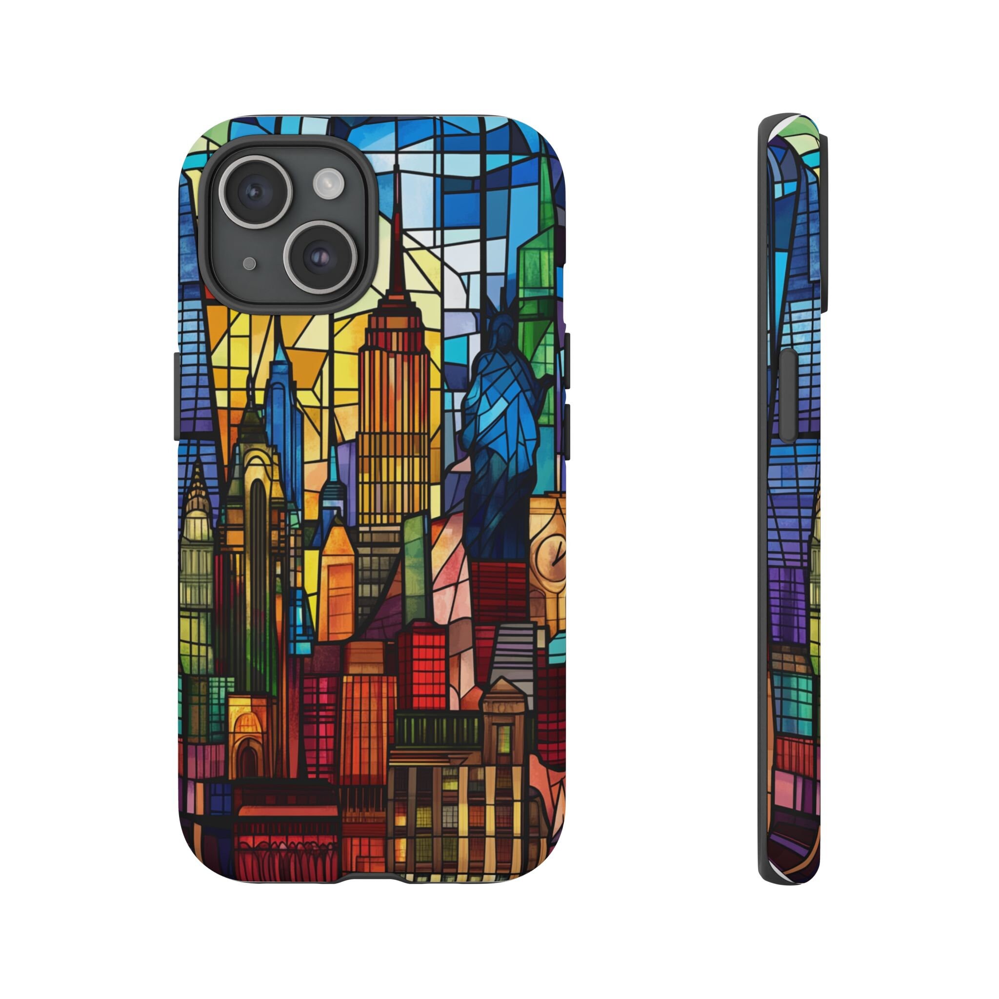 New York City Stain Glass Phone Case for Iphone, Samsung and Google ...