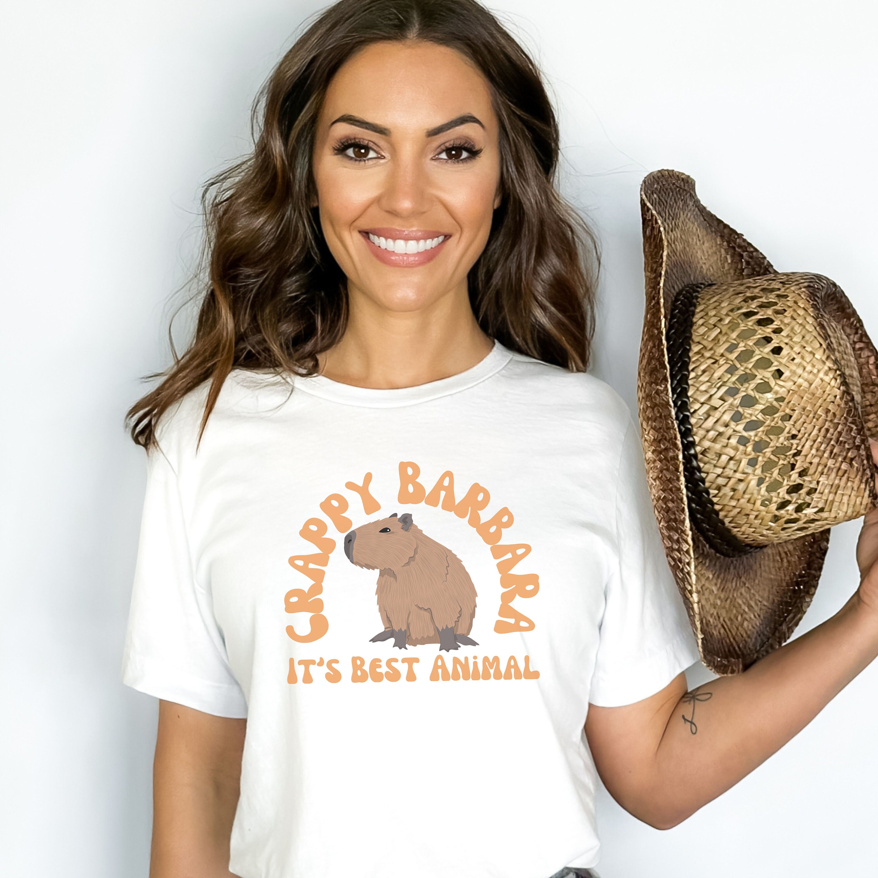 Capybara Shirt, Funny Viral Crappy Barbara Shirt, Creepy Dave Best ...