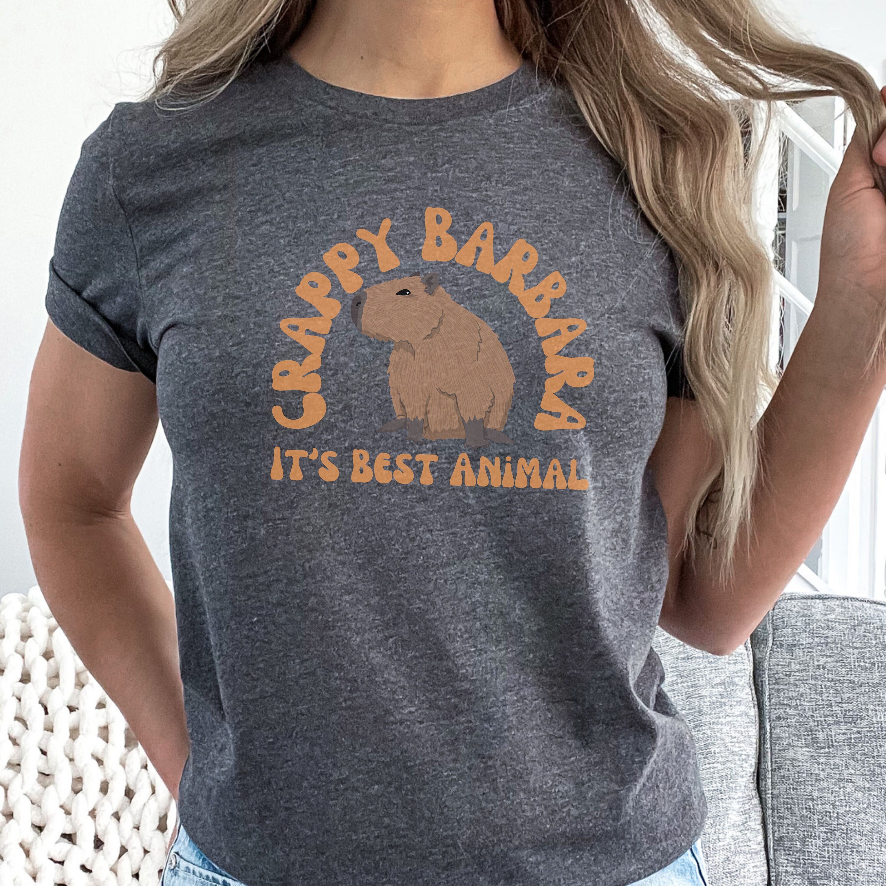 Capybara Shirt, Funny Viral Crappy Barbara Shirt, Creepy Dave Best ...
