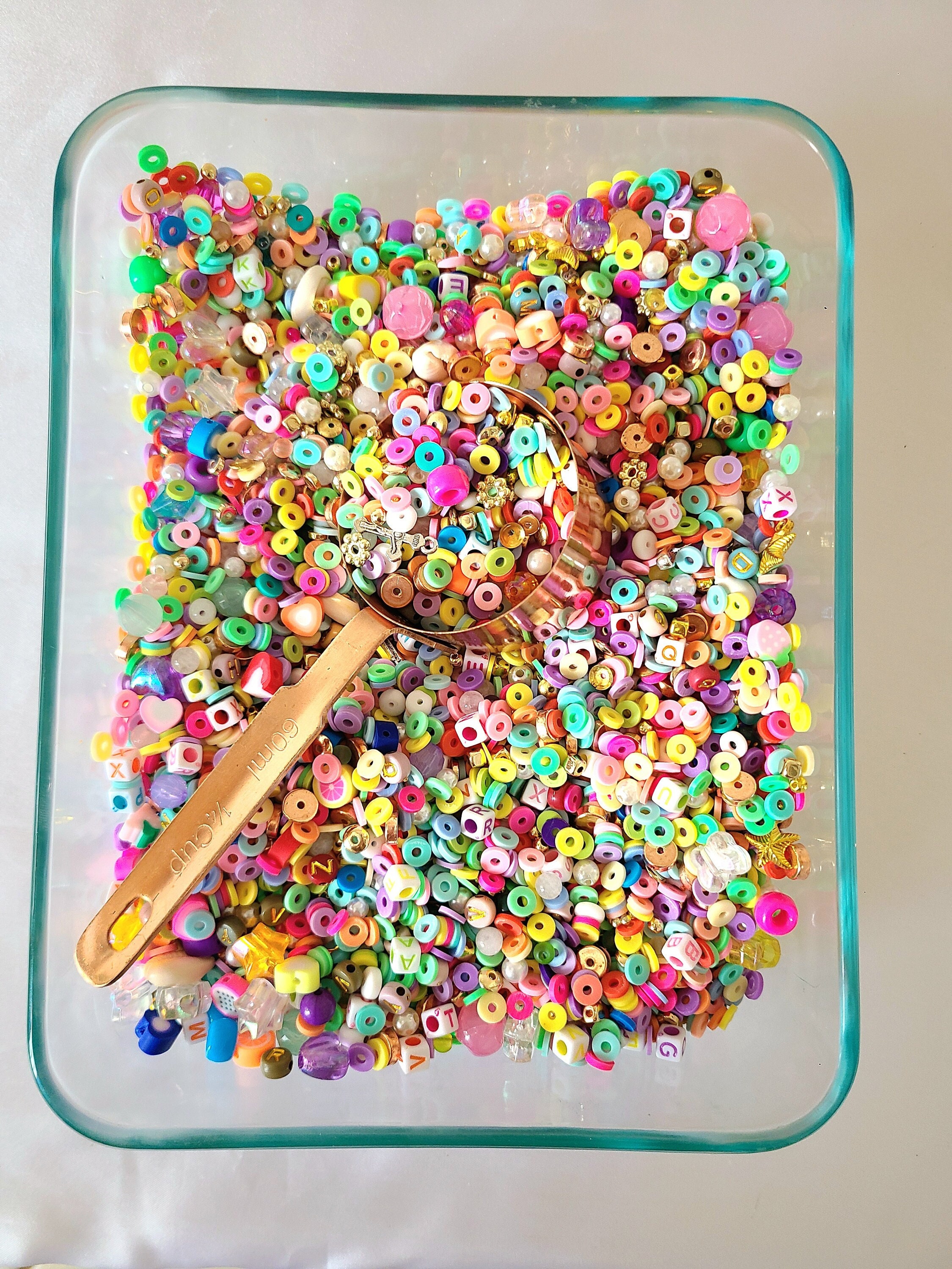 Bead Confetti W/ 18 Inches of String - Etsy