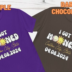 Custom Eclipse T-shirt Customized Got Mooned Shirt Totality Shirt for ...