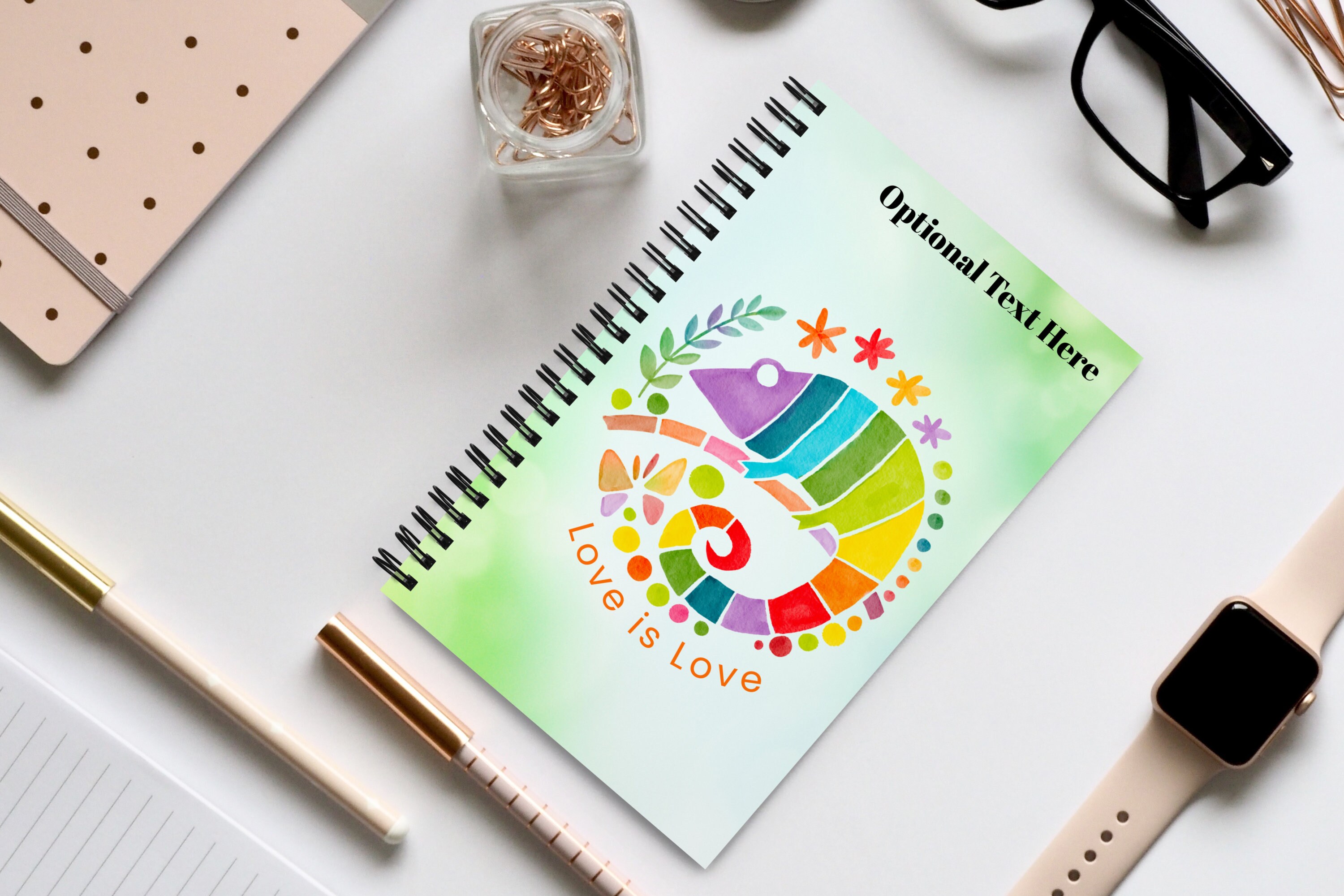 Custom Notebook Love is Love Pride Month Gift Gay Gift Pride Gift ...