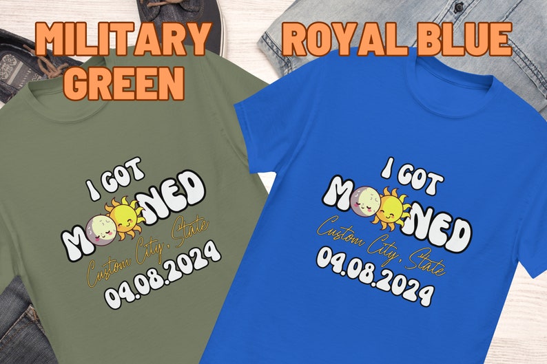 Custom Eclipse T-shirt Customized Got Mooned Shirt Totality Shirt for ...