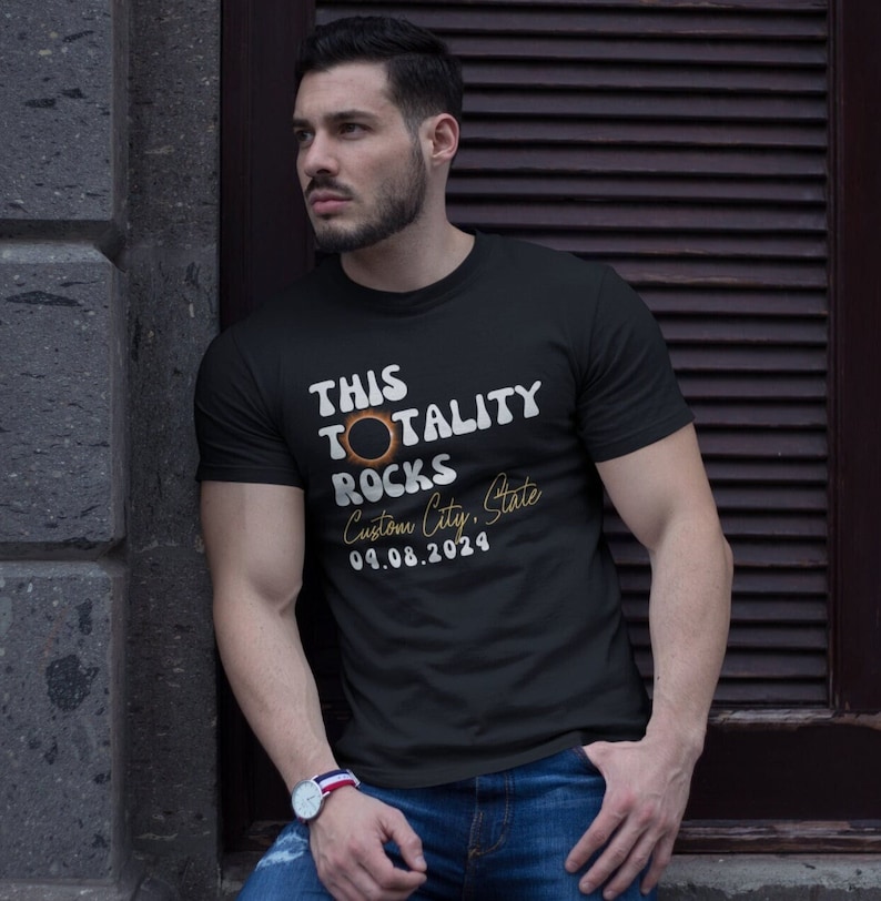 Custom Eclipse T-shirt Customized Totality Shirt Personalized Solar ...