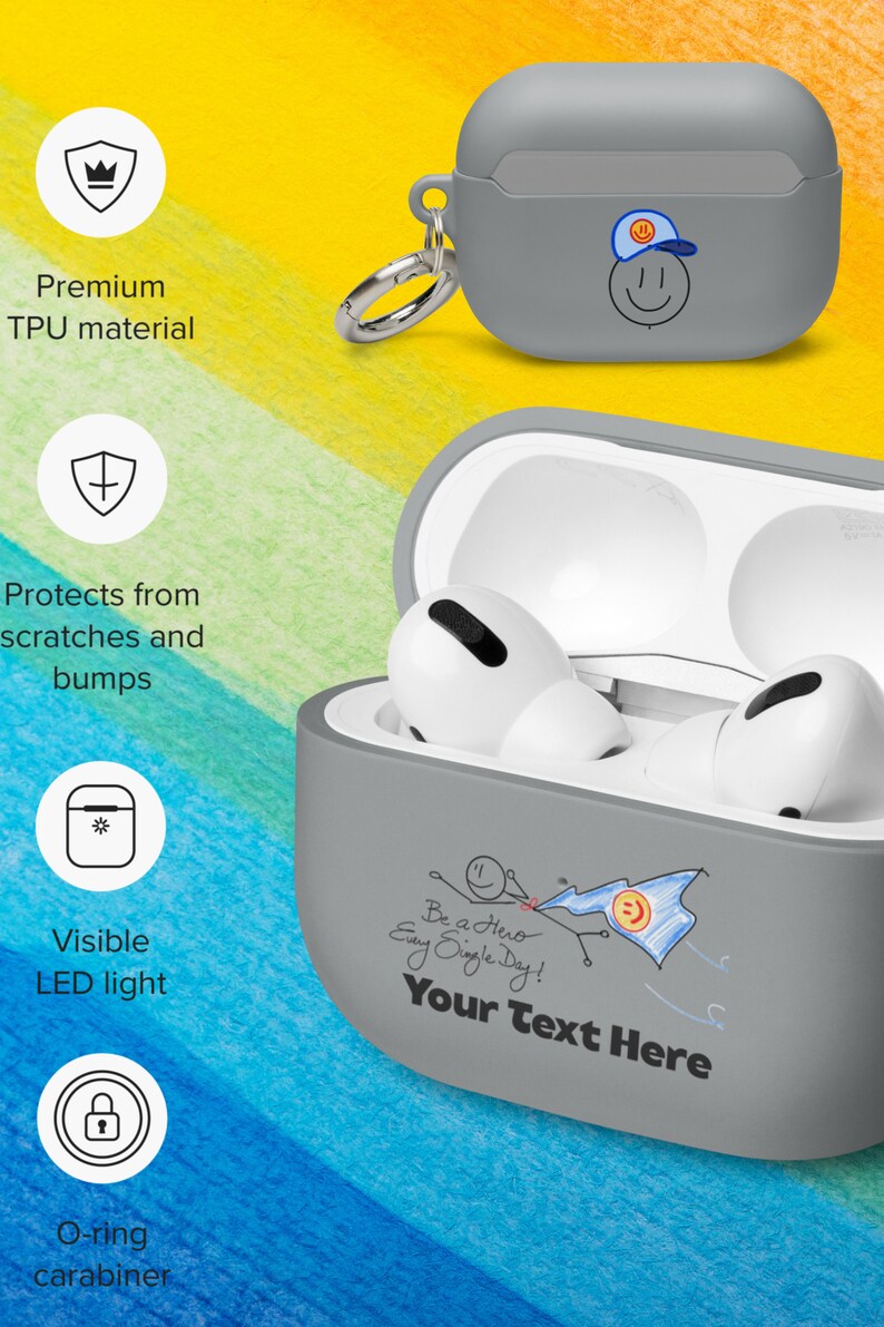 Custom AirPod Pro Case Superhero Design Personalized Protective Cover ...