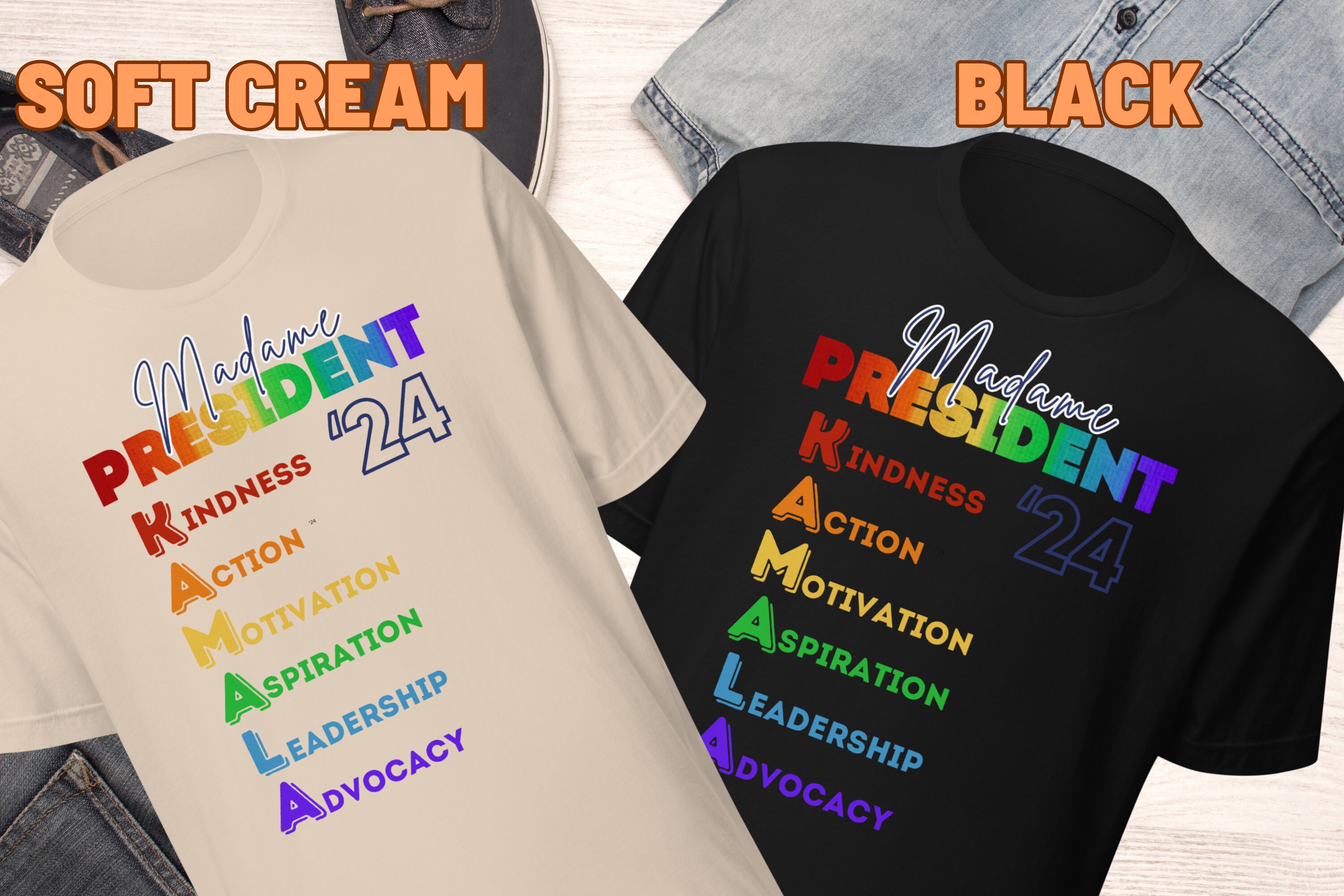 Gays for Kamala Shirt, Lesbians for Madam President T-shirt, LGBTQ ...