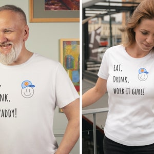 Customizable T-shirt Eat Drink Design Your Own Unique Shirt With ...