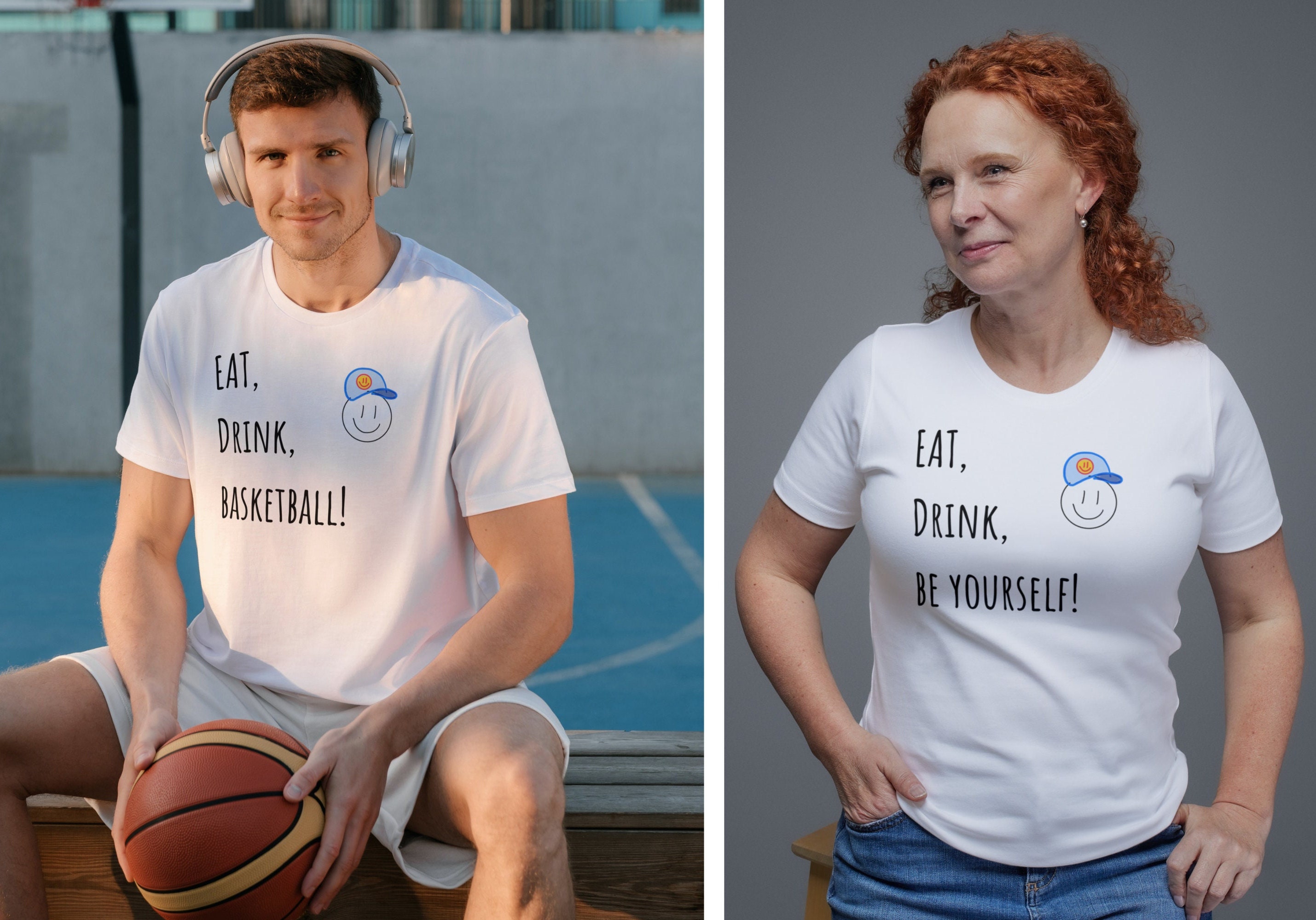 Customizable T-shirt Eat Drink Design Your Own Unique Shirt - Etsy