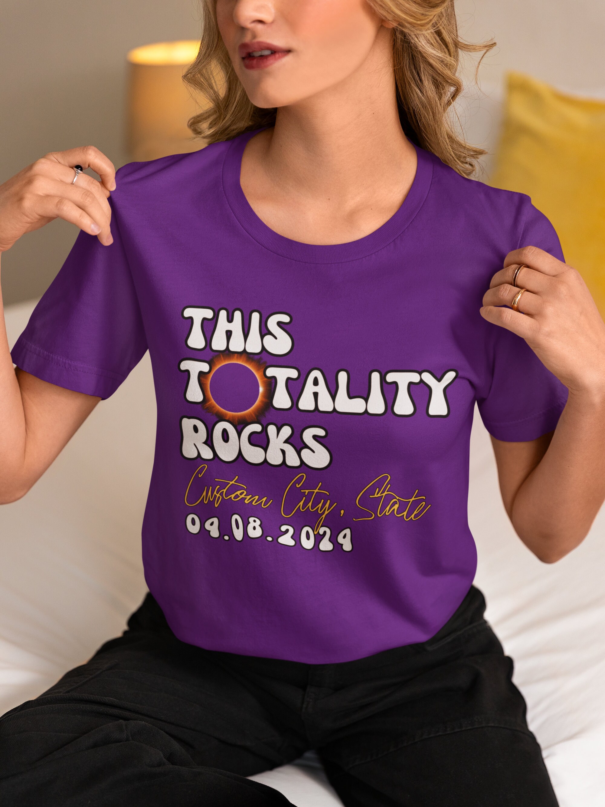 Custom Eclipse T-shirt Customized Totality Shirt Personalized Solar ...