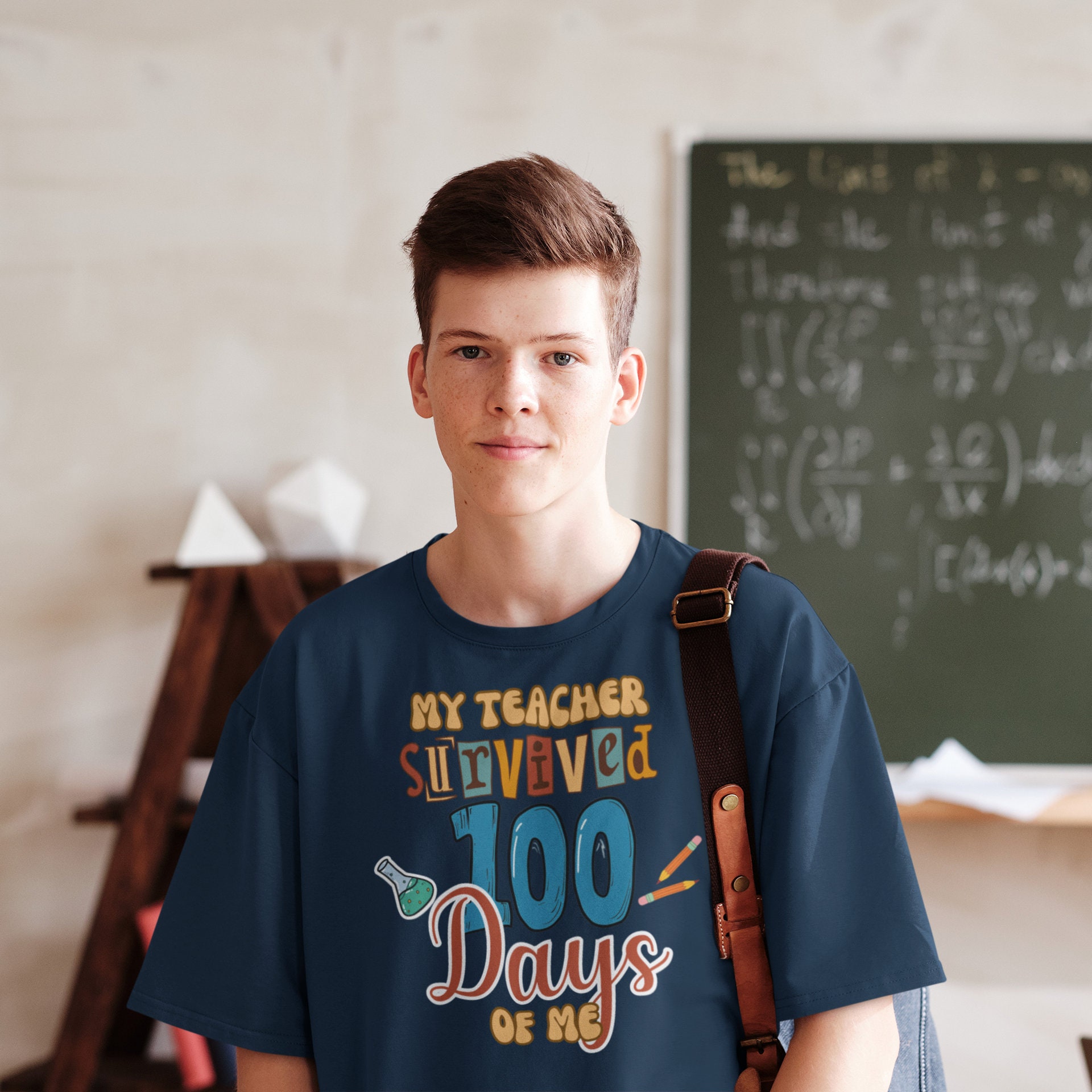 100 Days of School Shirt Survived 100th School Day T-shirt for Students ...