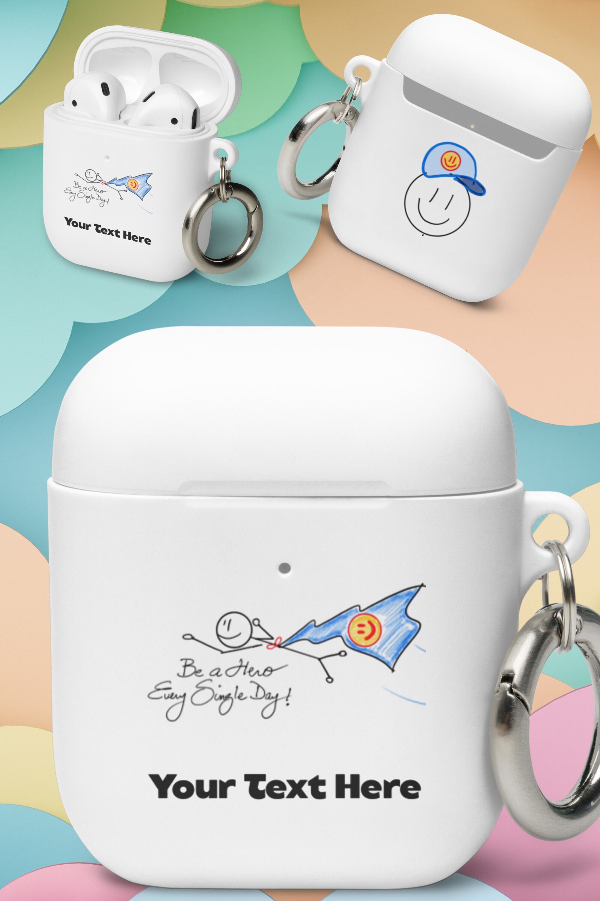 Custom AirPod Case Superhero Design Personalized Protective Cover ...