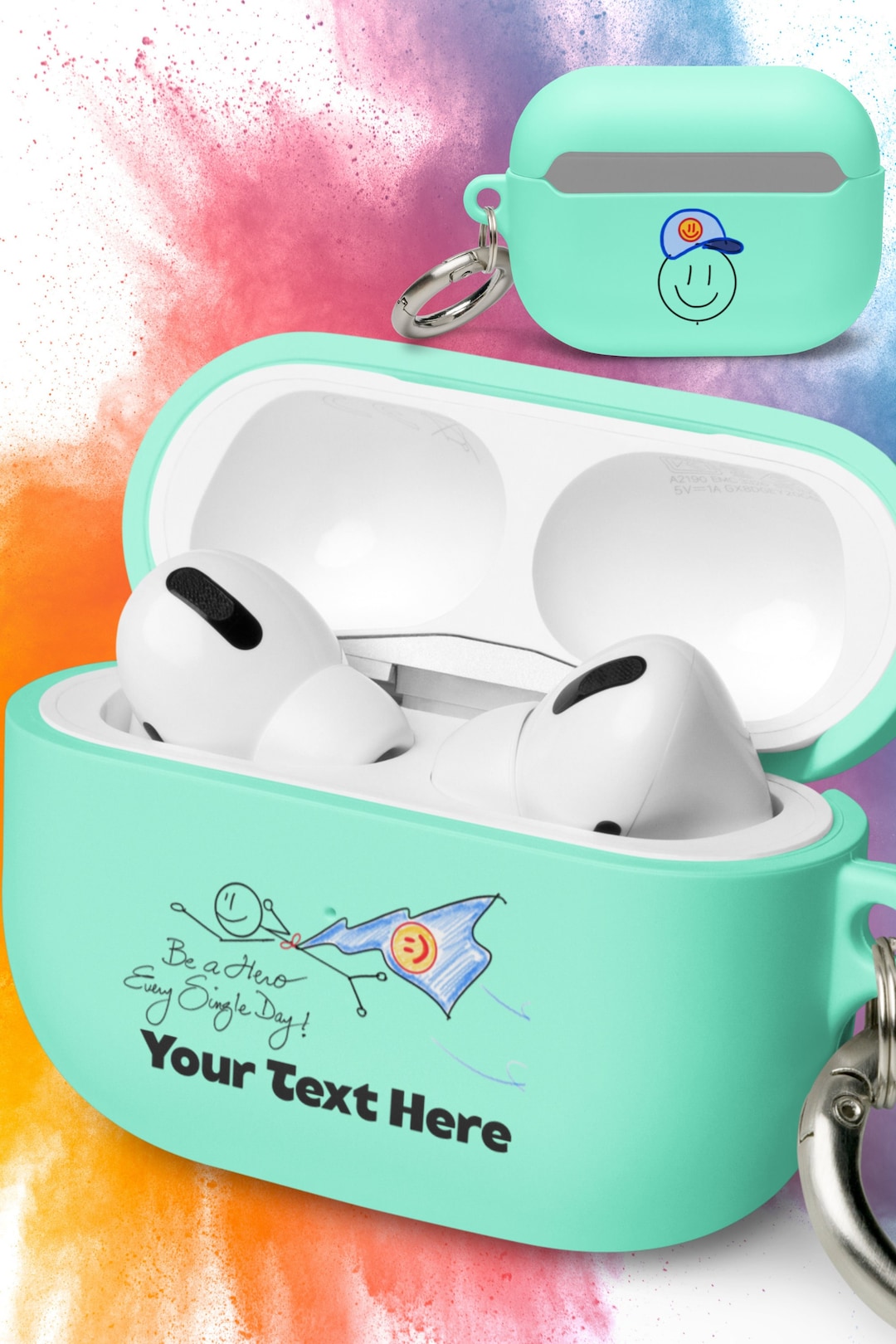 Custom AirPod Pro Case Superhero Design Personalized Protective Cover ...