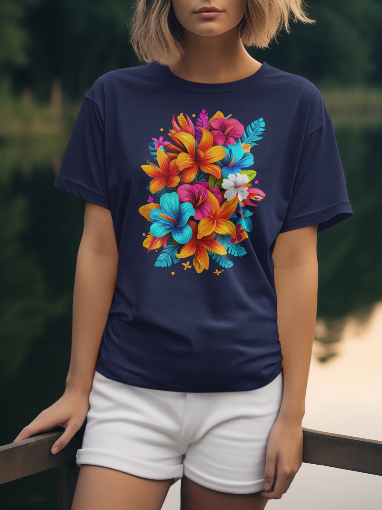 Custom Wild Flowers Shirt Floral Design Tshirt Wildflower T-shirt ...