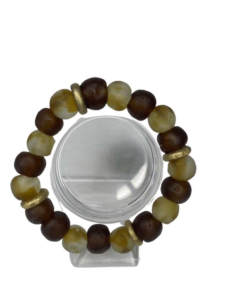 Ghana Glass Bead Bracelet | Ghanaian Bead Bracelet | Authentic Glass ...