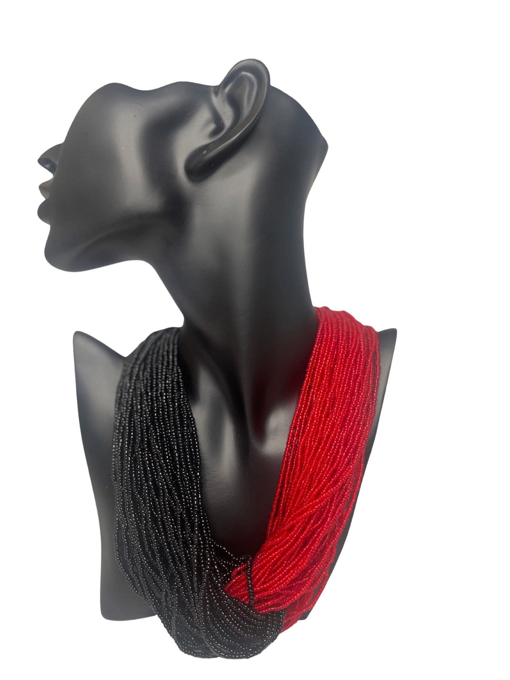 Beaded Necklace | Ghana Statement Necklace | Ghana Beaded Necklace ...