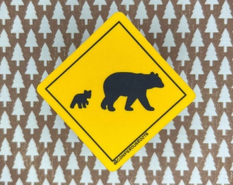 Bear Road Sign - Etsy
