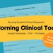 Morning Clinical Assessment Tool | PRINTABLE PDF | for Nursing School ...