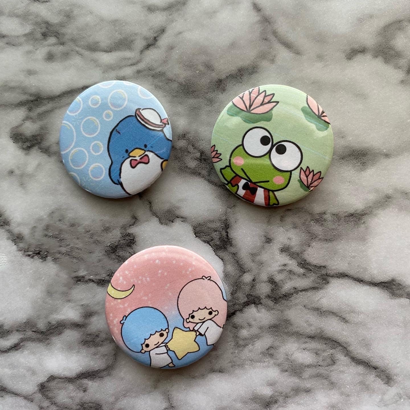 Sanrio Button Pins - Etsy