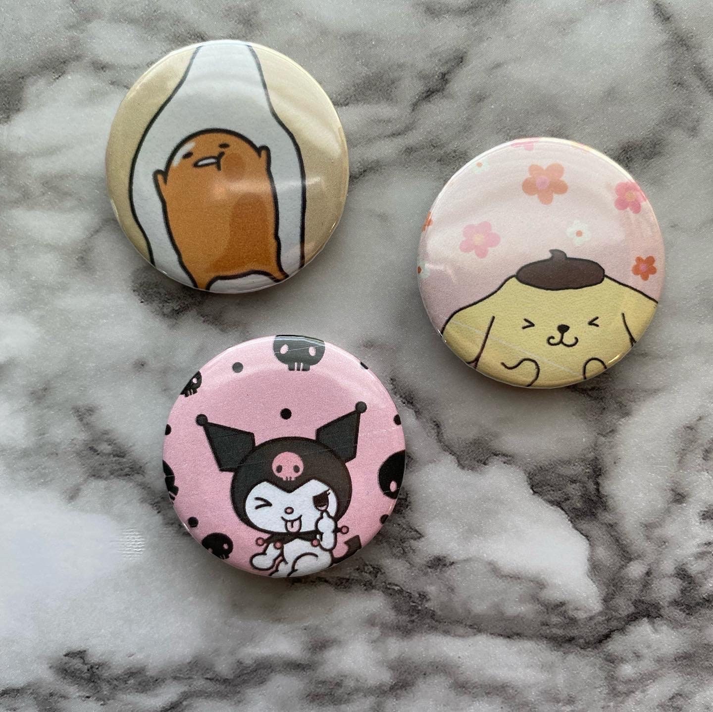 Sanrio Button Pins - Etsy