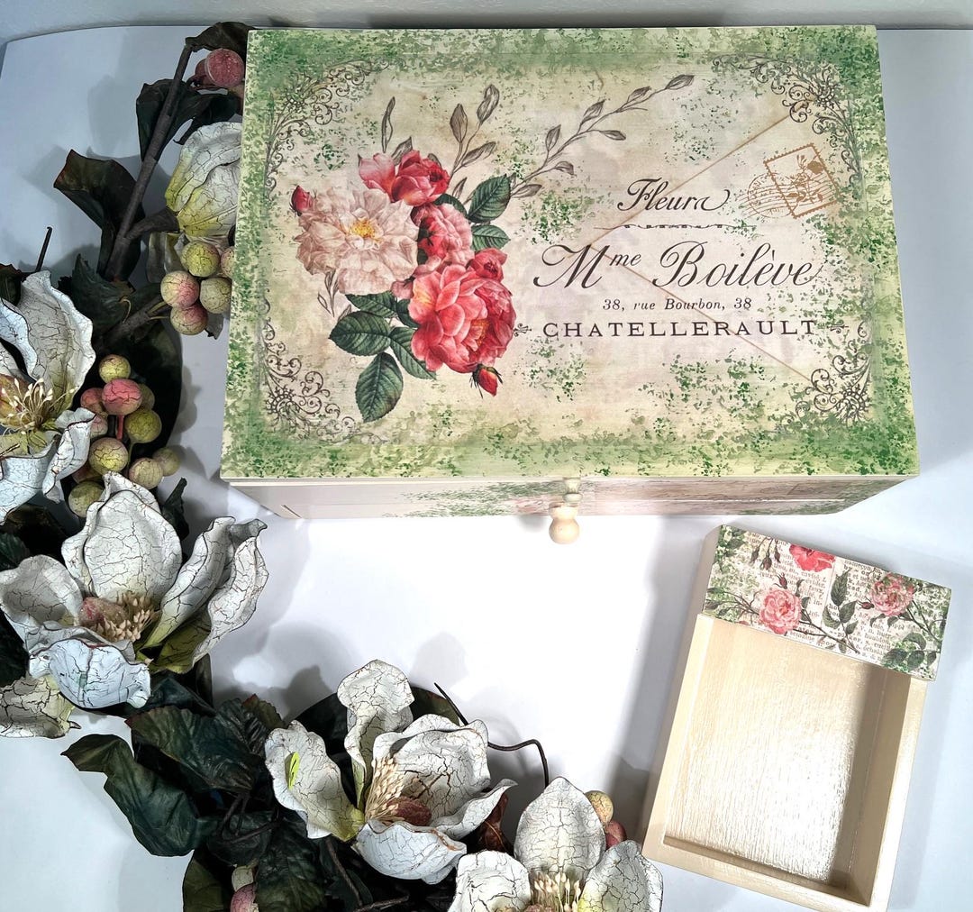 SOLD - Vintage Custom Painted and Redesigned Desk Top Organizer ...