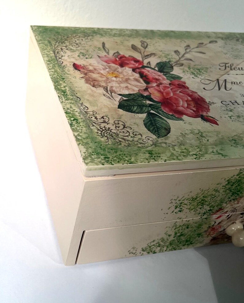 SOLD - Vintage Custom Painted and Redesigned Desk Top Organizer ...