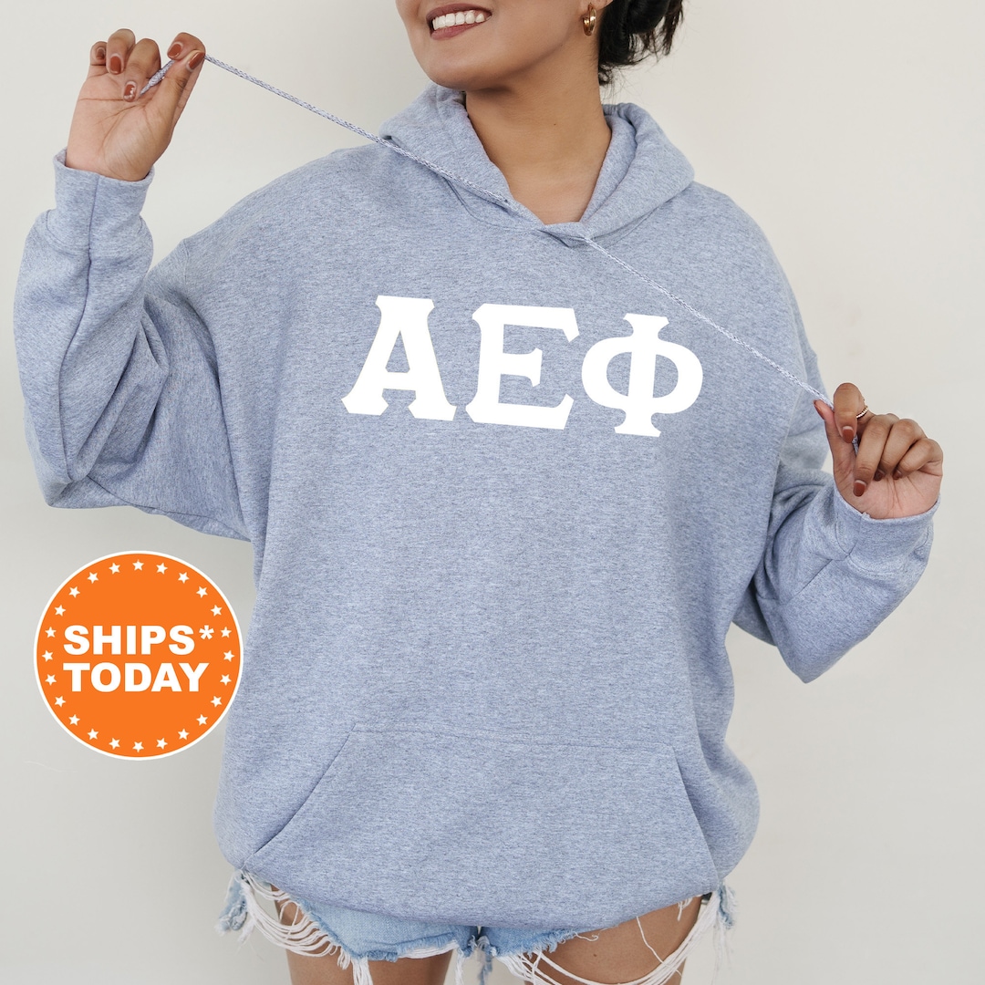 Alpha Epsilon Phi Basic Letters Sorority Sweatshirt AEPHI Sorority ...
