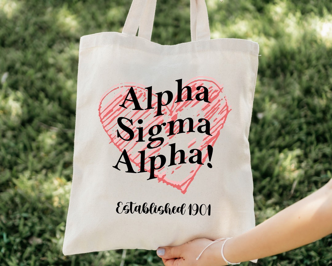Alpha Sigma Alpha Balloon Bliss Sorority Tote Bag Alpha - Etsy