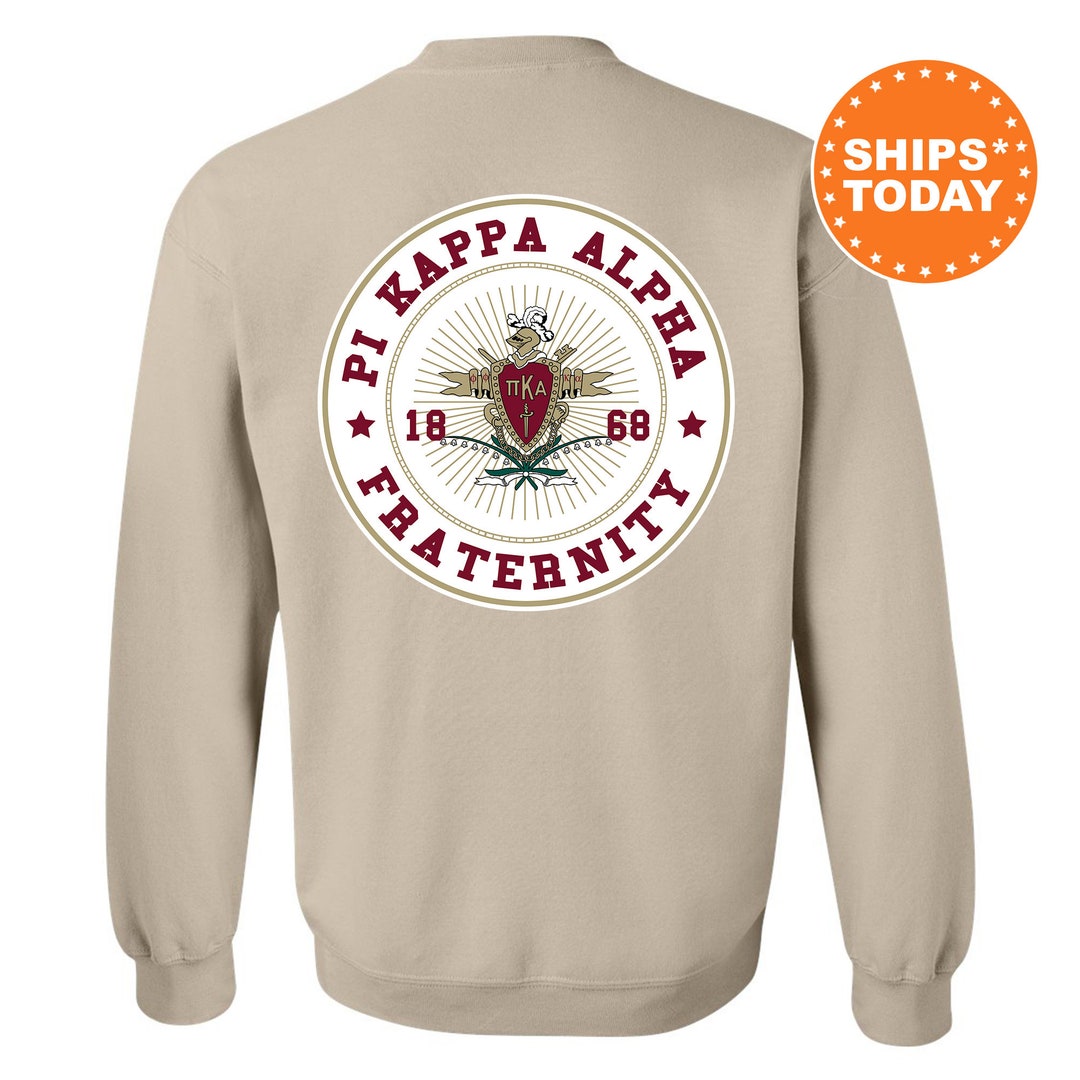Pi Kappa Alpha Proud Crests Fraternity Sweatshirt PIKE - Etsy