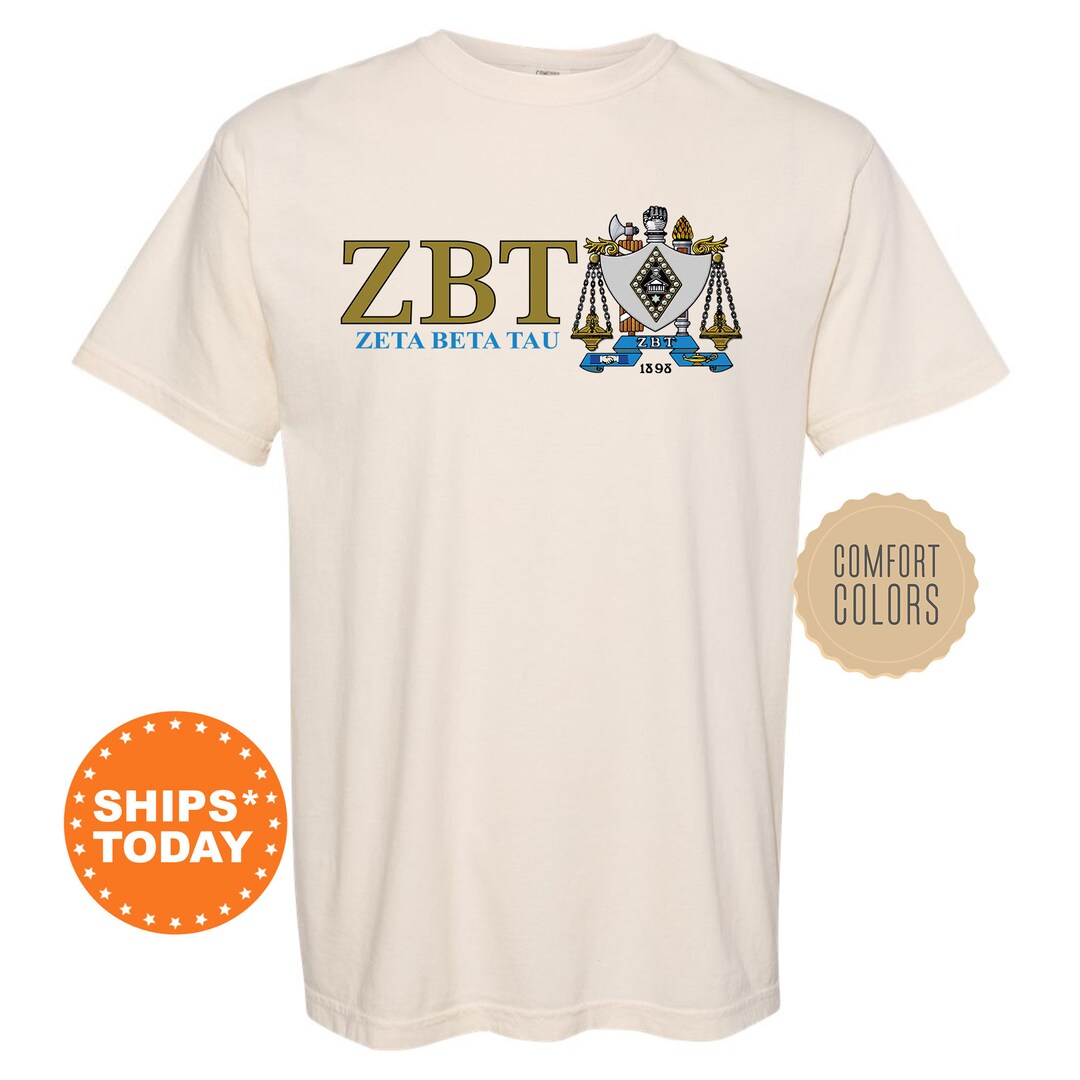 Zeta Beta Tau Timeless Symbol Fraternity T-shirt ZBT - Etsy